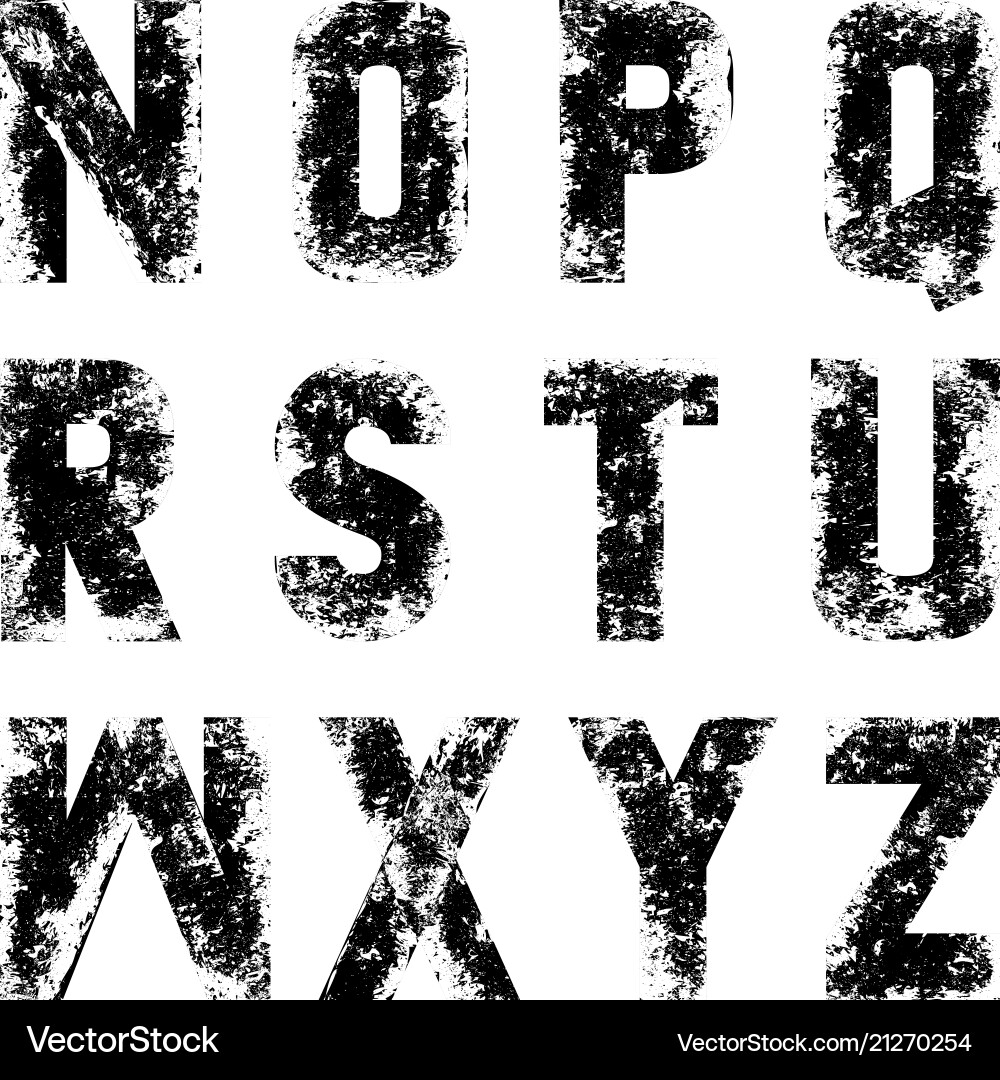 Font Royalty Free Vector Image - VectorStock