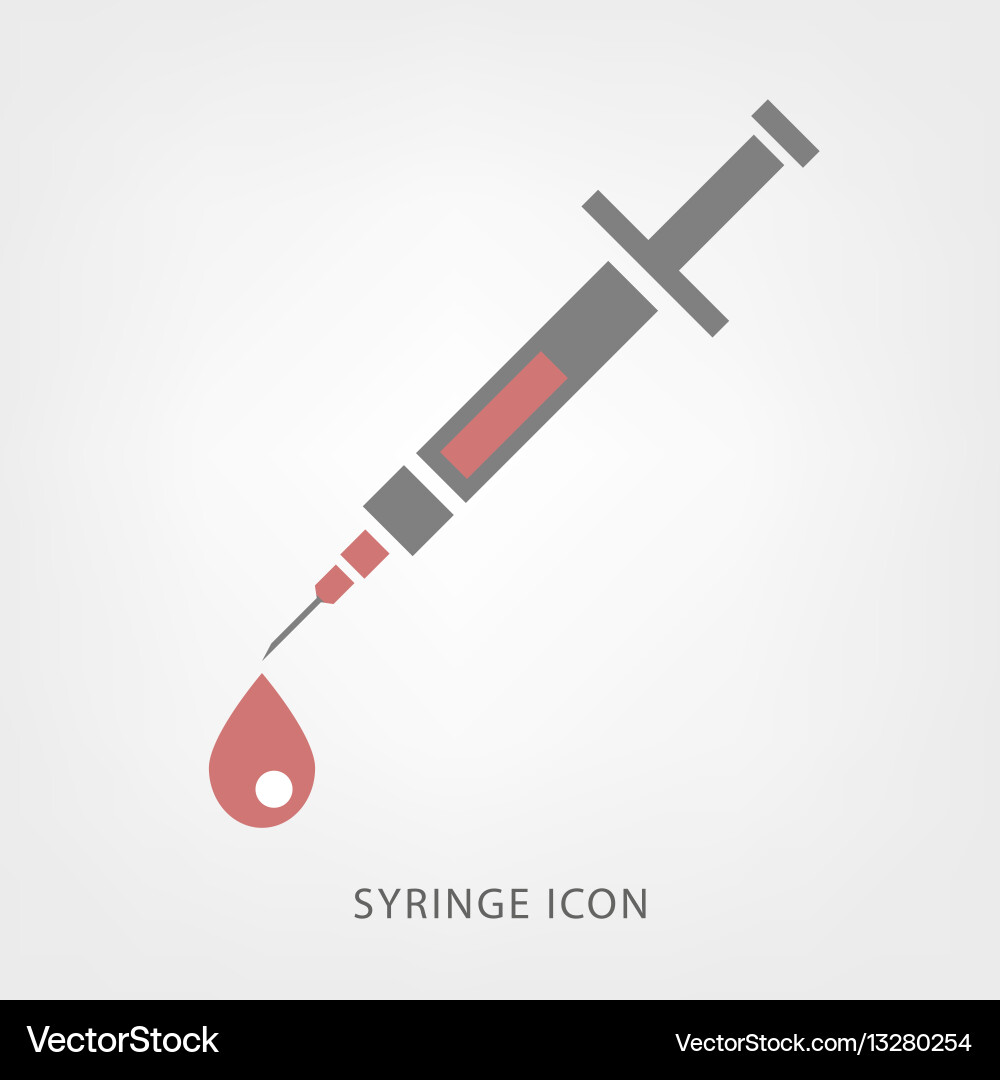 Syringe icon image Royalty Free Vector Image - VectorStock
