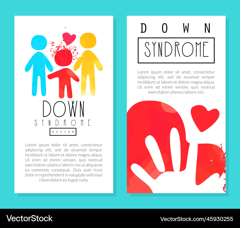Down syndrome colorful design for world autism – Royalty-Free Vector ...