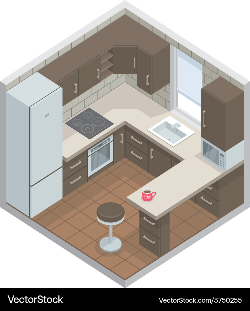 Kitchen Royalty Free Vector Image - VectorStock