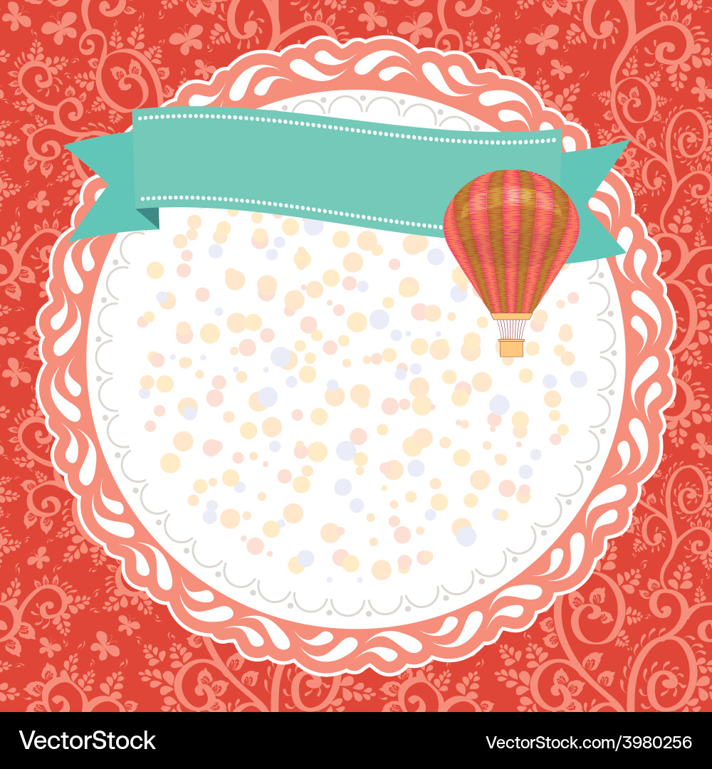 Card message banners place for your text graphic Vector Image