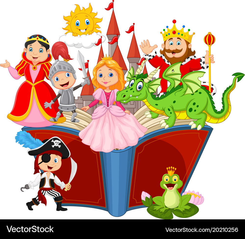Fantasy Children's Book Characters Royalty Free Vector Image