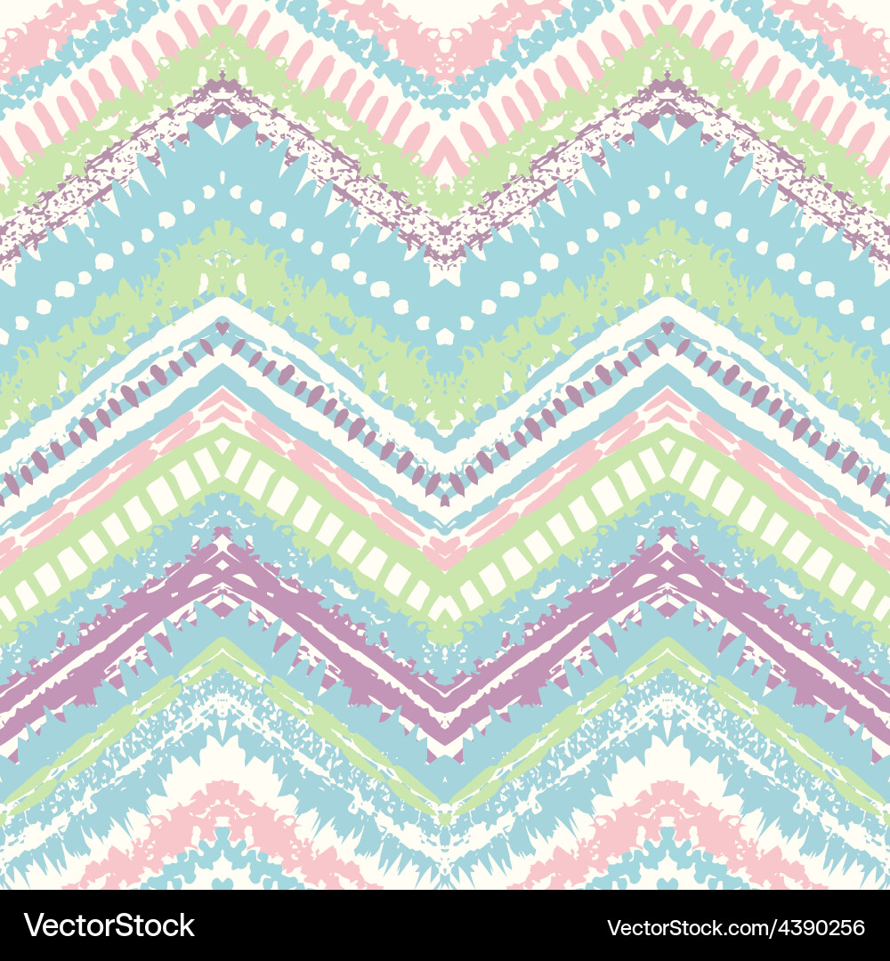 Hand drawn painted seamless pattern Royalty Free Vector