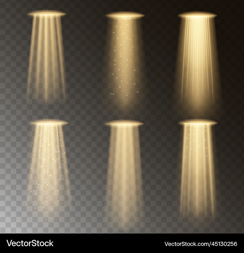 Scene illumination collection Royalty Free Vector Image