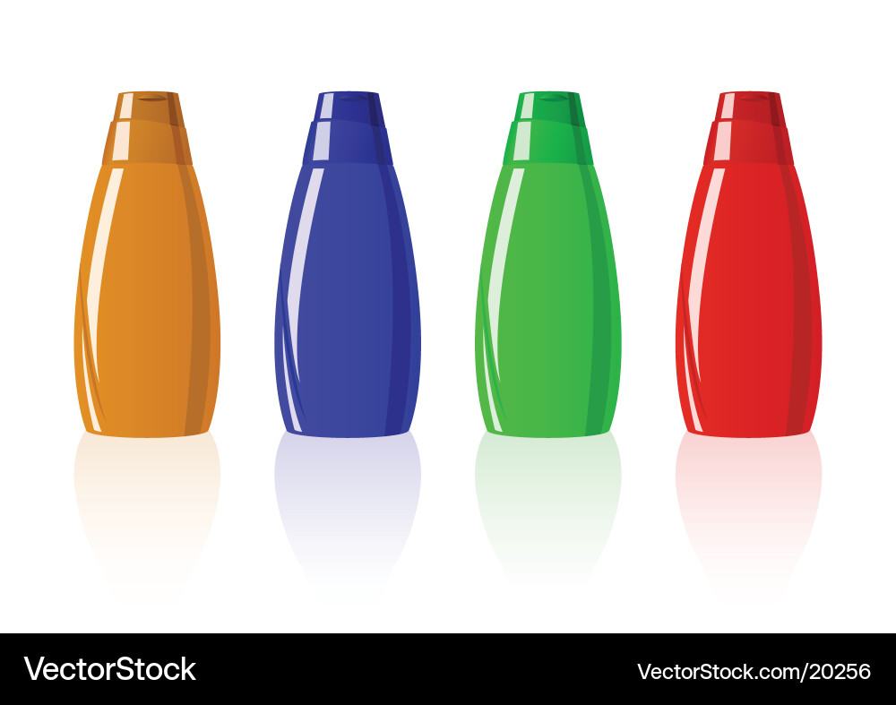 Shampoo bottle Royalty Free Vector Image - VectorStock