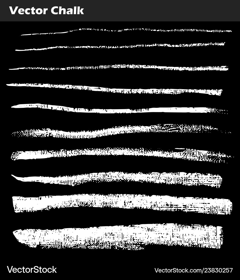 Chalk lines Royalty Free Vector Image - VectorStock