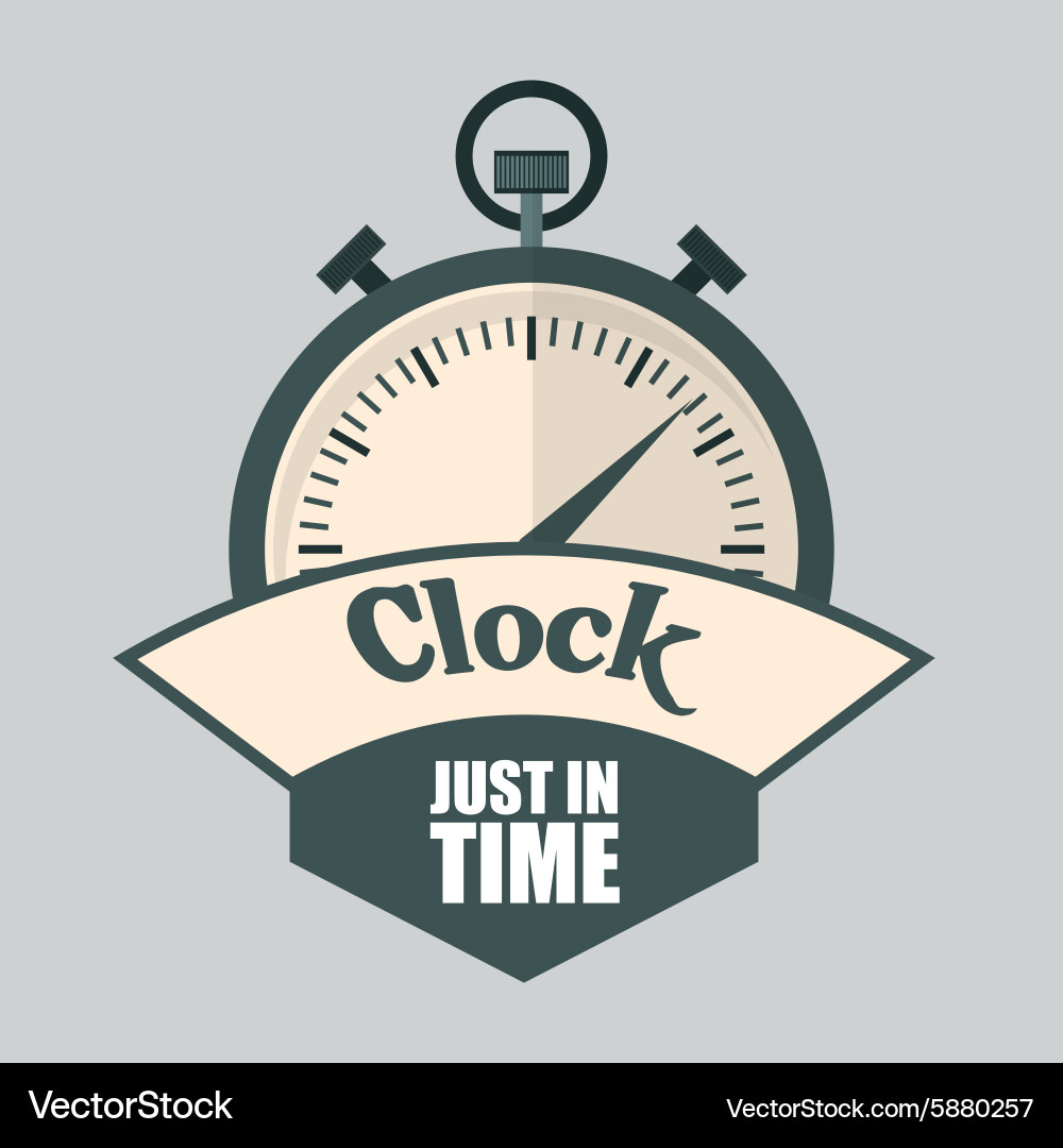 Clock design Royalty Free Vector Image - VectorStock