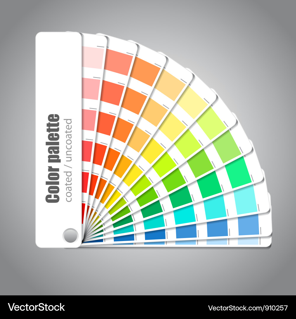 Color palette guide Royalty Free Vector Image - VectorStock