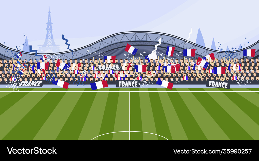 Football fans Royalty Free Vector Image - VectorStock