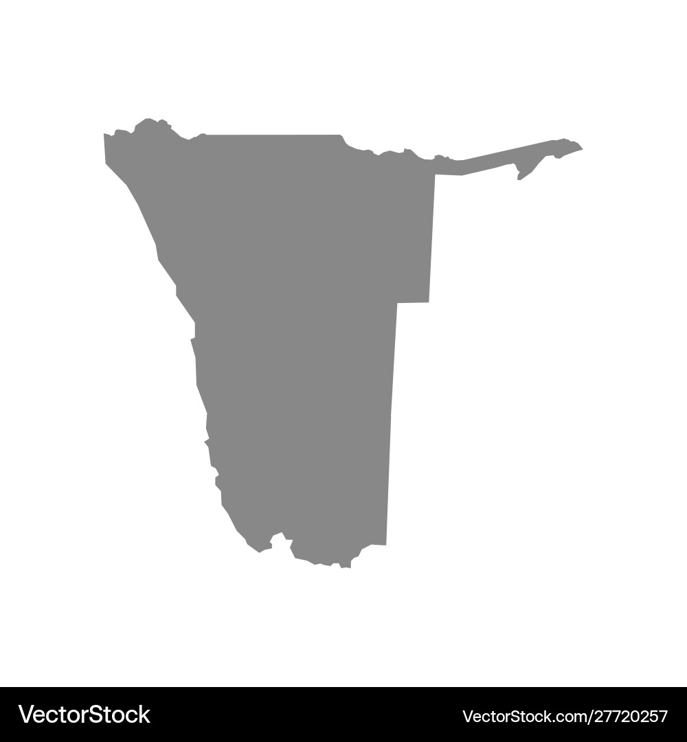 Namibia map Royalty Free Vector Image - VectorStock