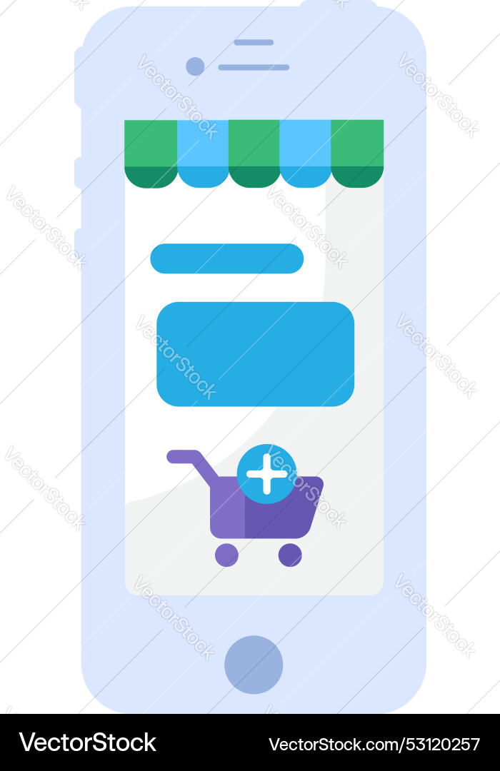 Online purchase icon business element Royalty Free Vector