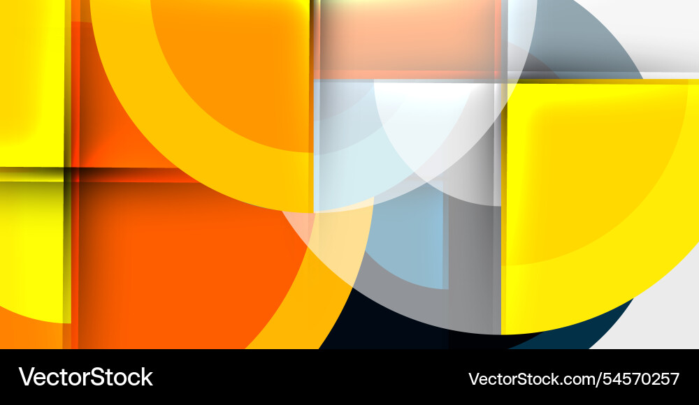 Techno circles and semi Royalty Free Vector Image