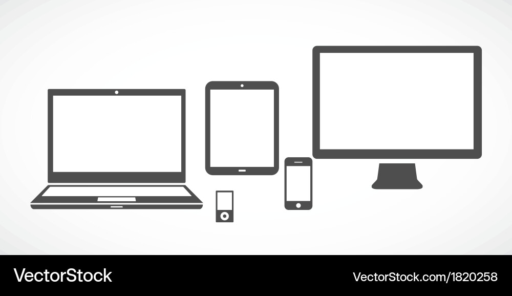 Gadgets Royalty Free Vector Image - VectorStock