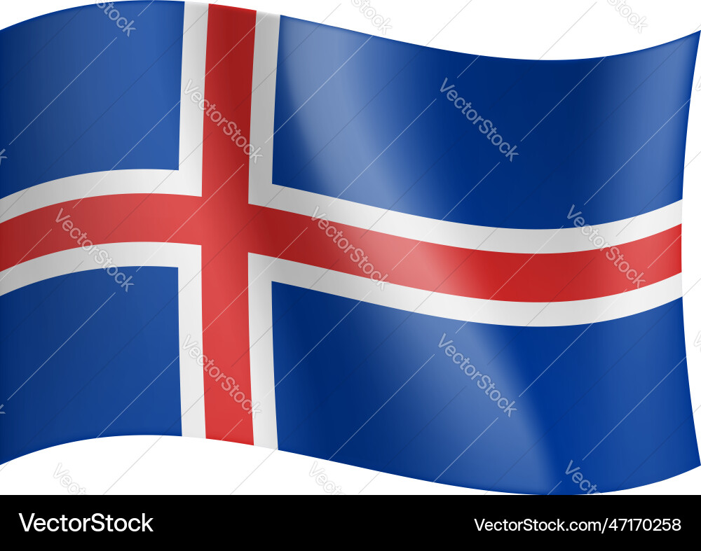 Immunization icon of iceland Royalty Free Vector Image
