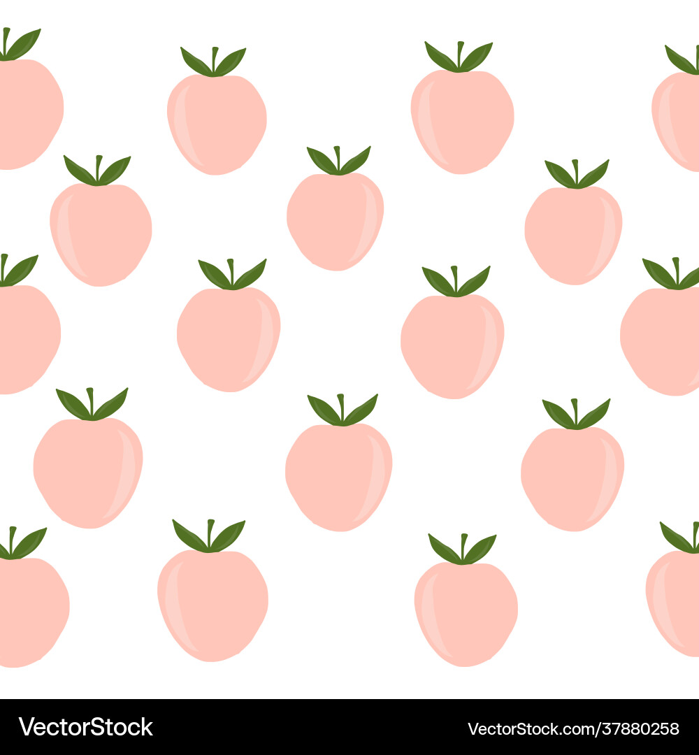 Peach pattern Royalty Free Vector Image - VectorStock