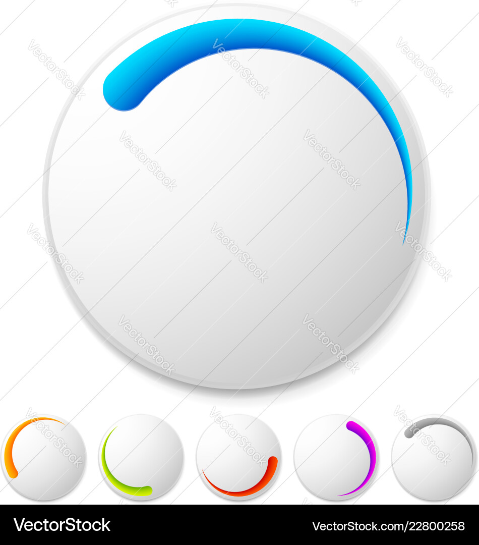 Preloaders buffers Royalty Free Vector Image - VectorStock