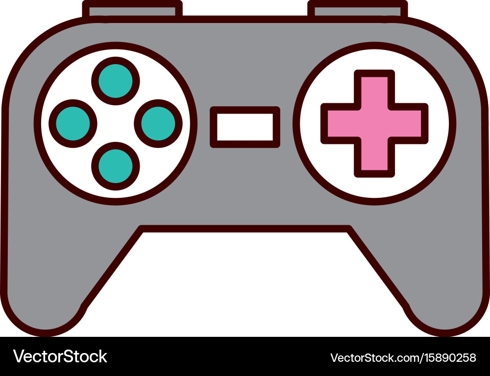 Video game control icon Royalty Free Vector Image