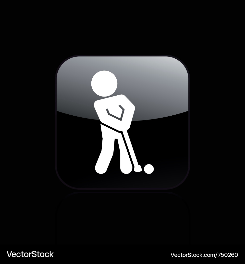 Golf icon Royalty Free Vector Image - VectorStock