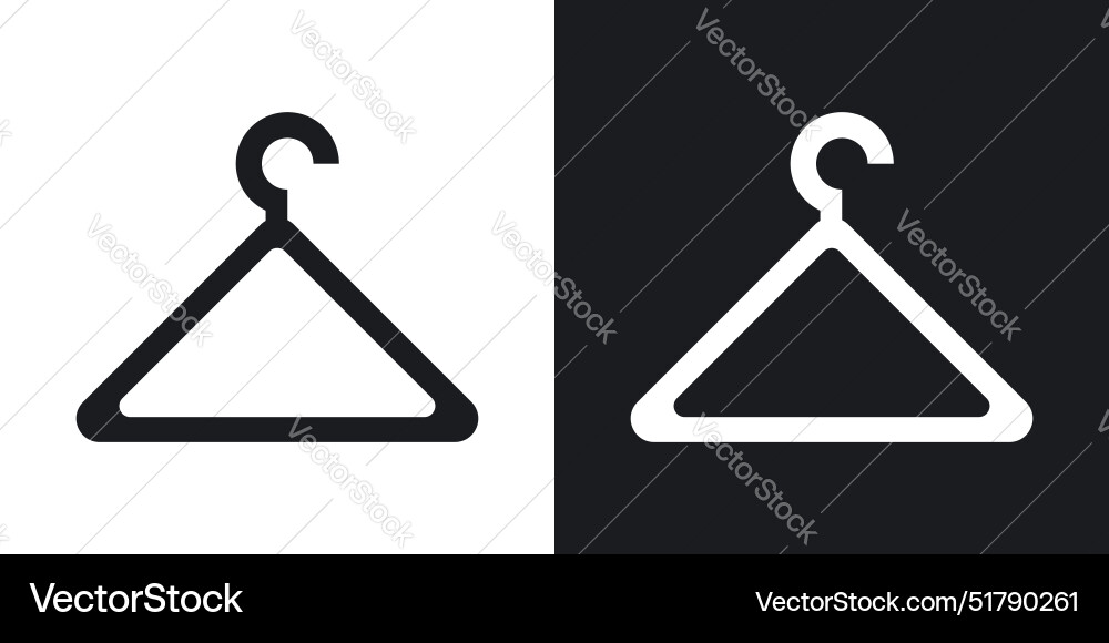 Clothes hanger icon Royalty Free Vector Image - VectorStock