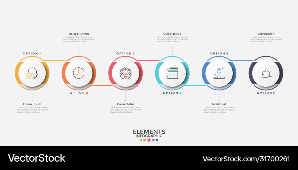 Creative infographic template Royalty Free Vector Image