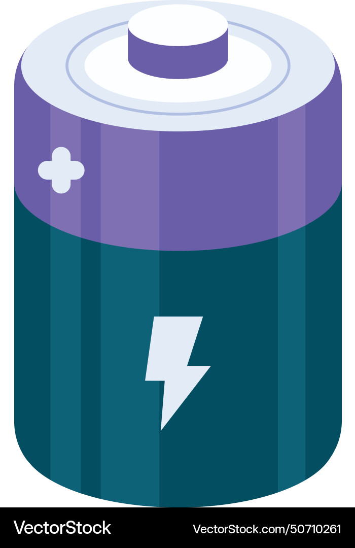 High performance battery indicator Royalty Free Vector Image