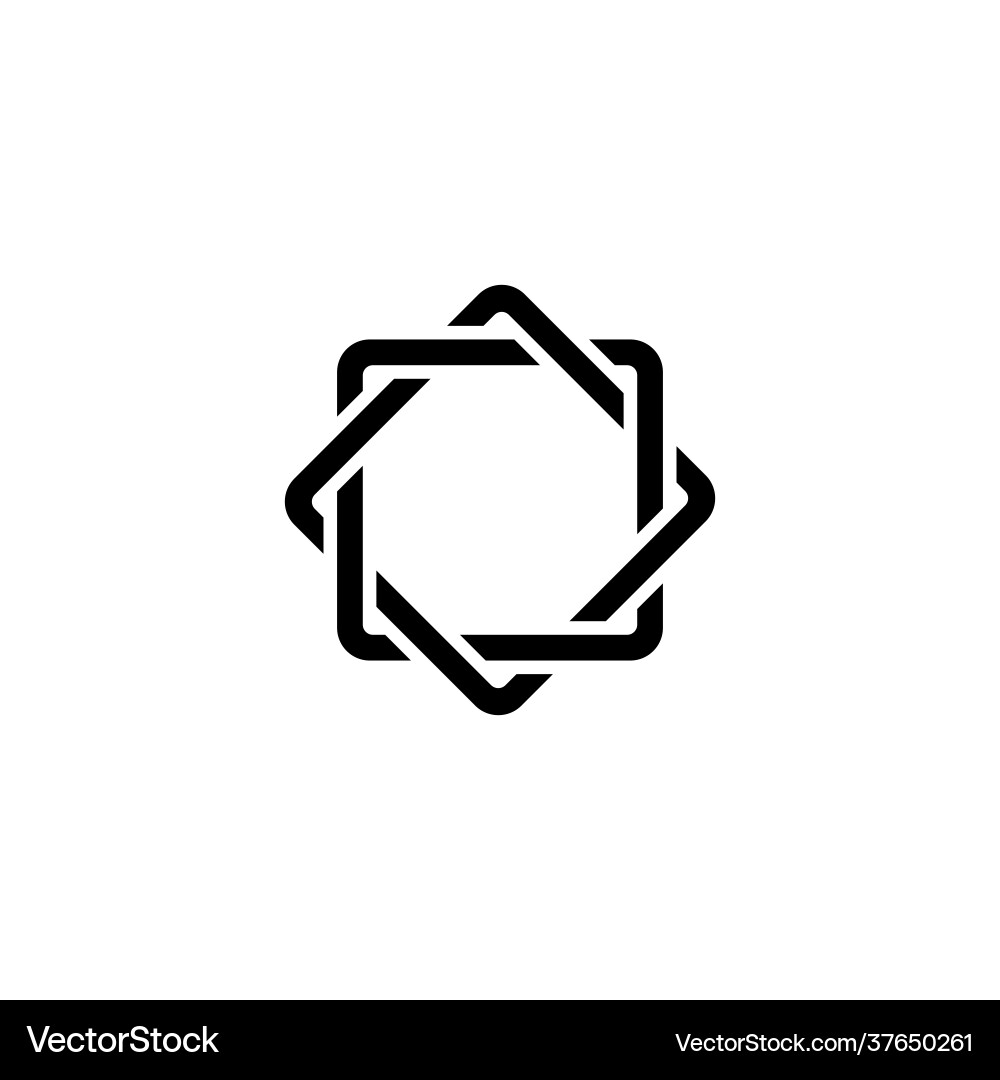 Islamic element logo Royalty Free Vector Image