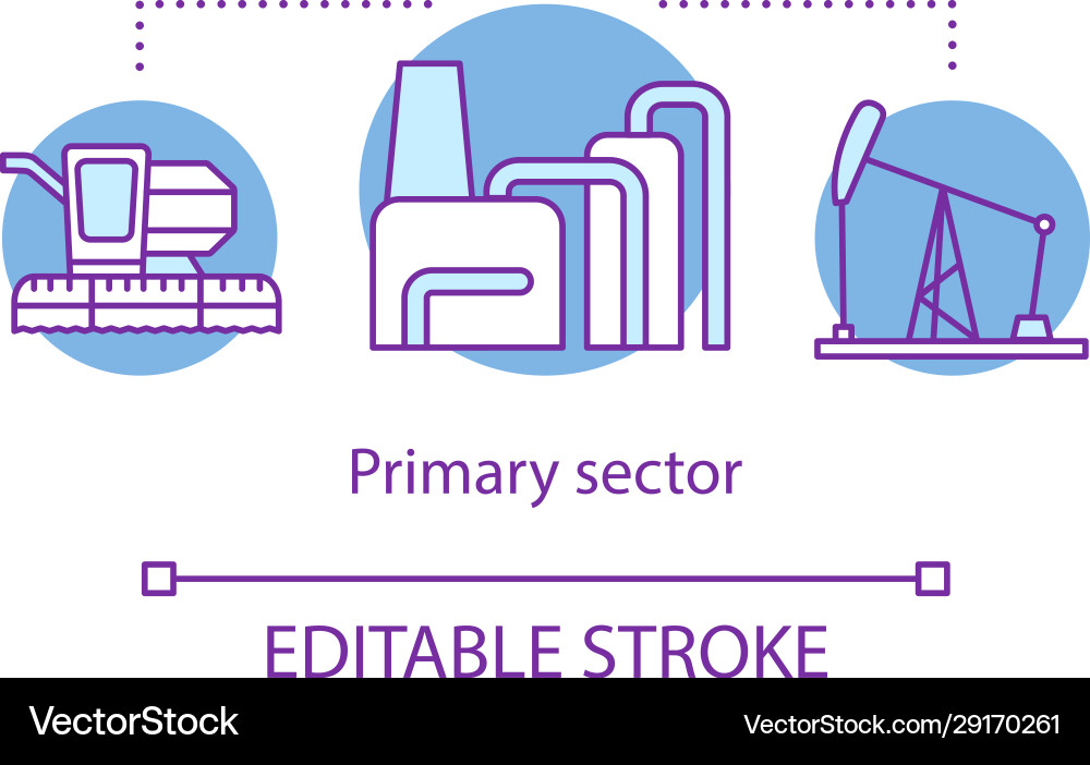 Raw Materials Production Icon Royalty Free Vector Image