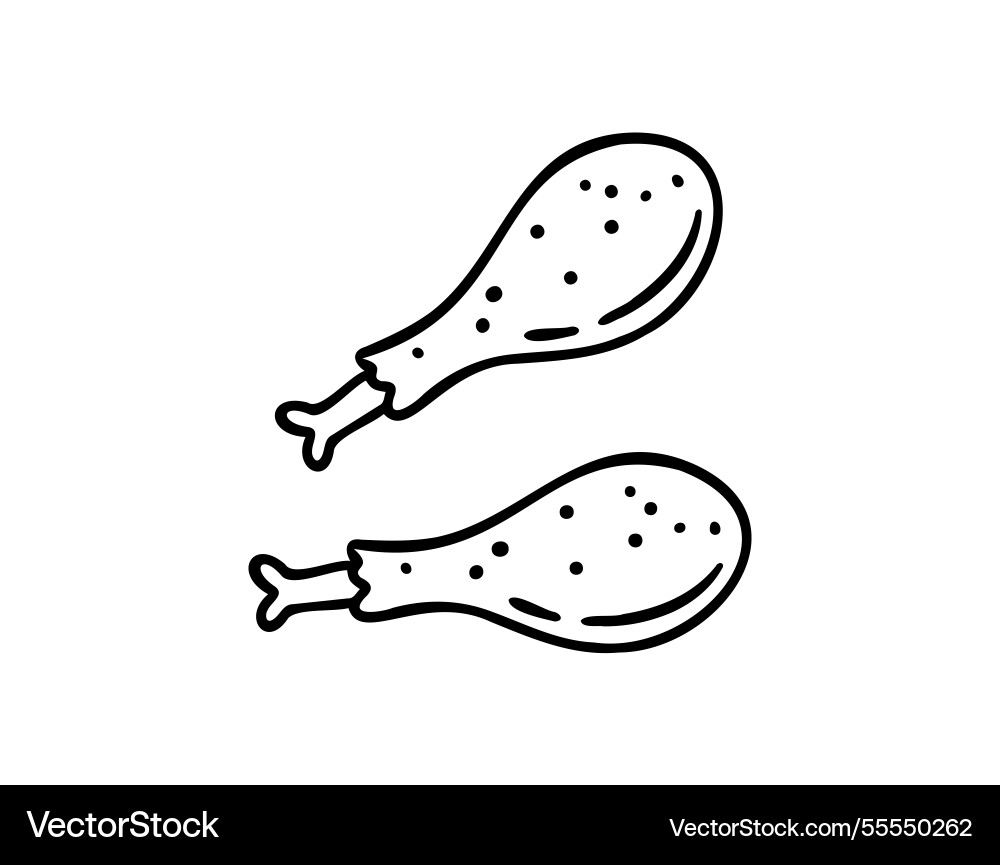 How To Draw A Chicken Leg