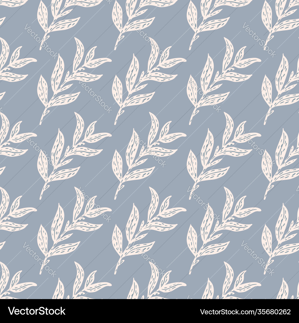 Decorative seamless pattern with light doodle Vector Image