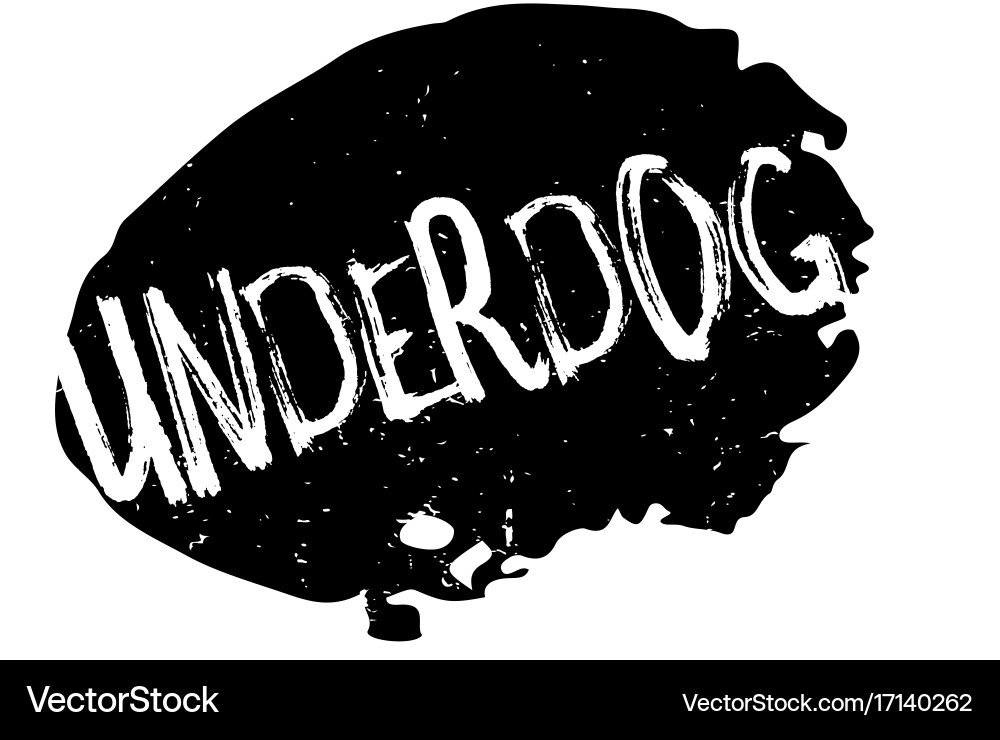 Underdog rubber stamp Royalty Free Vector Image