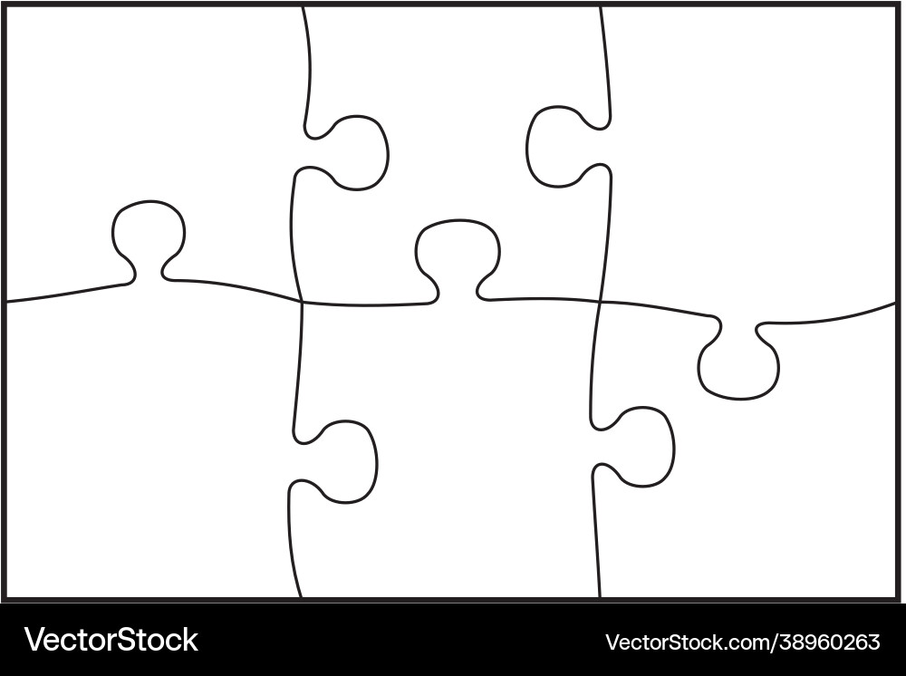 2 Puzzle Pieces Clip Art