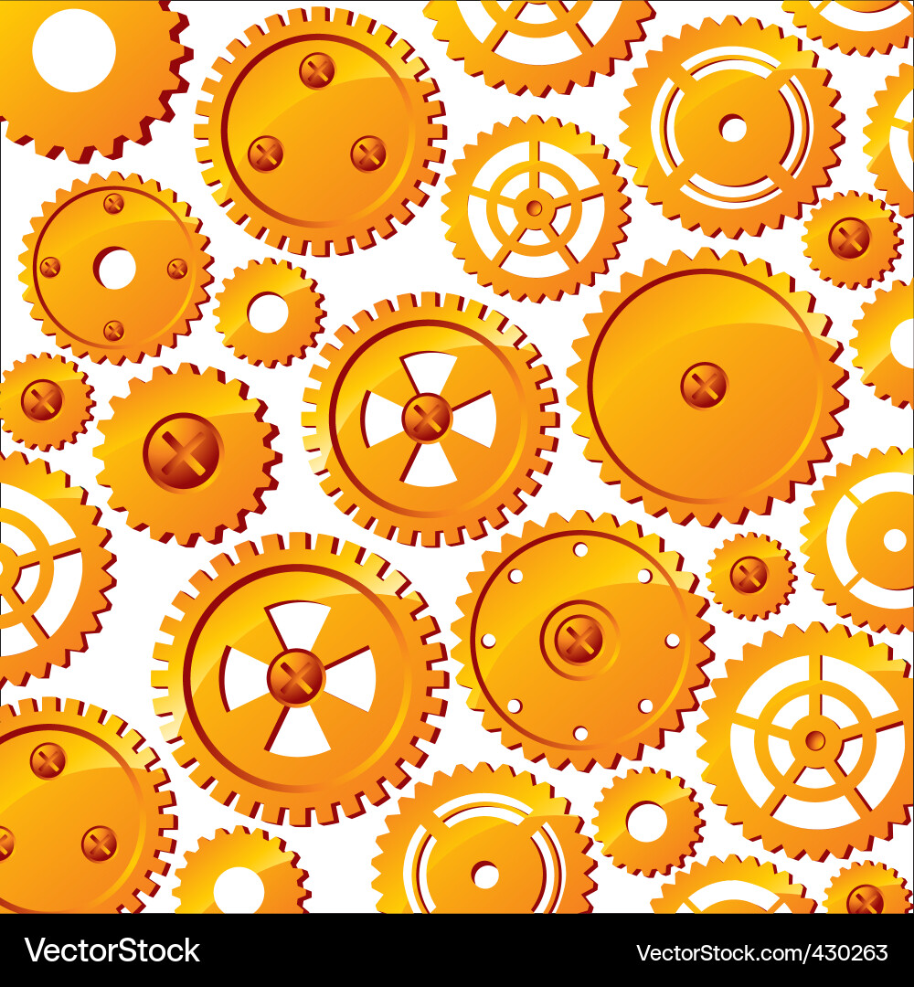 Gear Wheel Background Royalty Free Vector Image