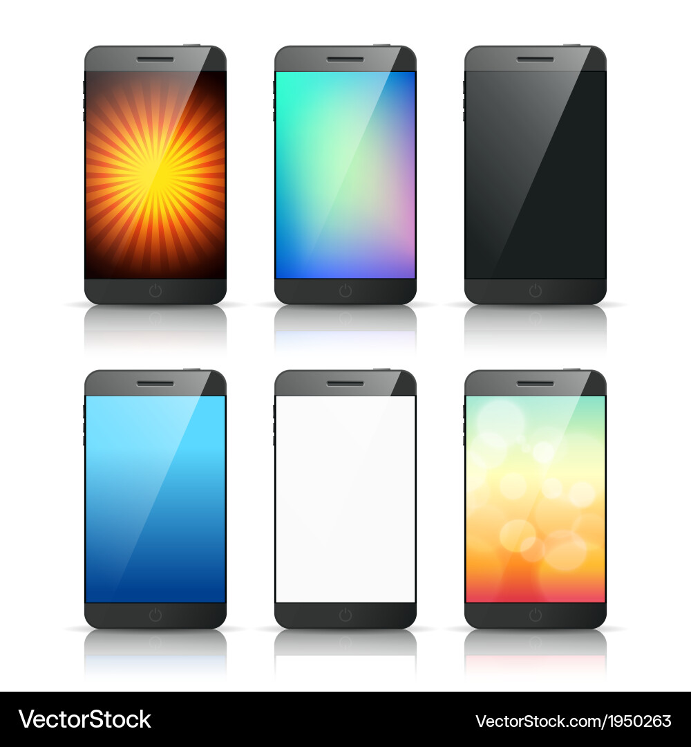 Smartphone bg Royalty Free Vector Image - VectorStock
