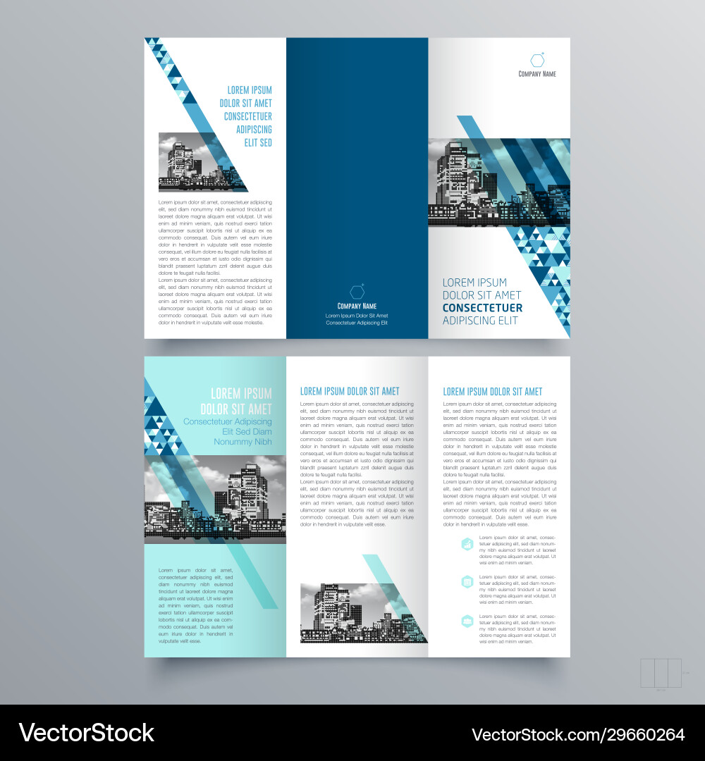 Brochure design 1611 Royalty Free Vector Image