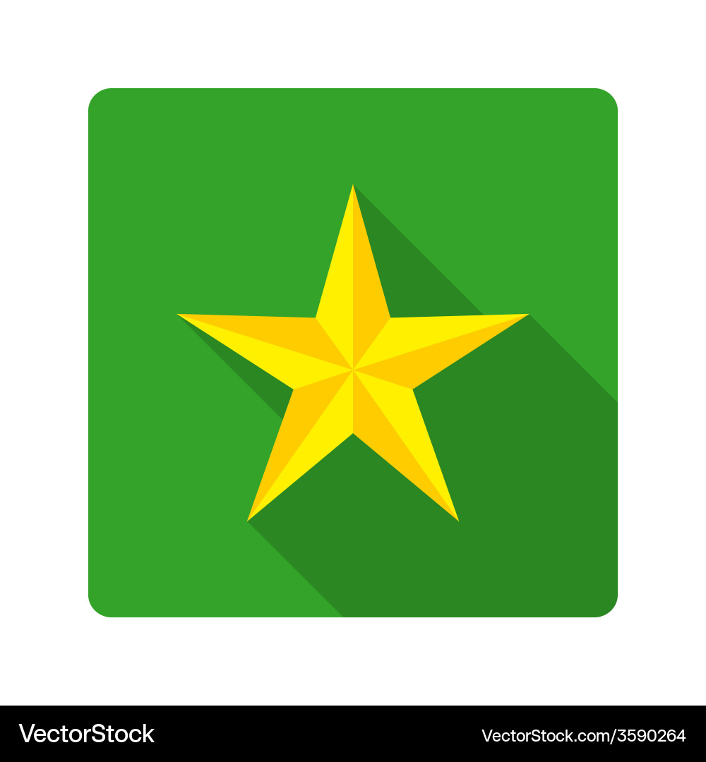 Element for flat design star Royalty Free Vector Image