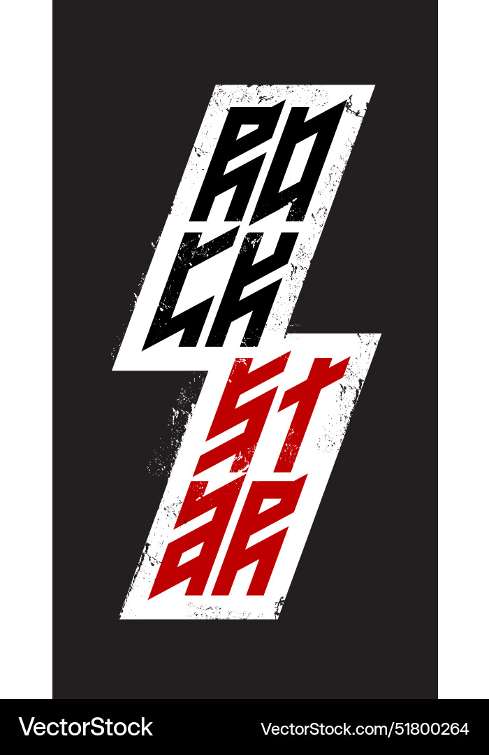 Inside a stylized lightning flash print Royalty Free Vector