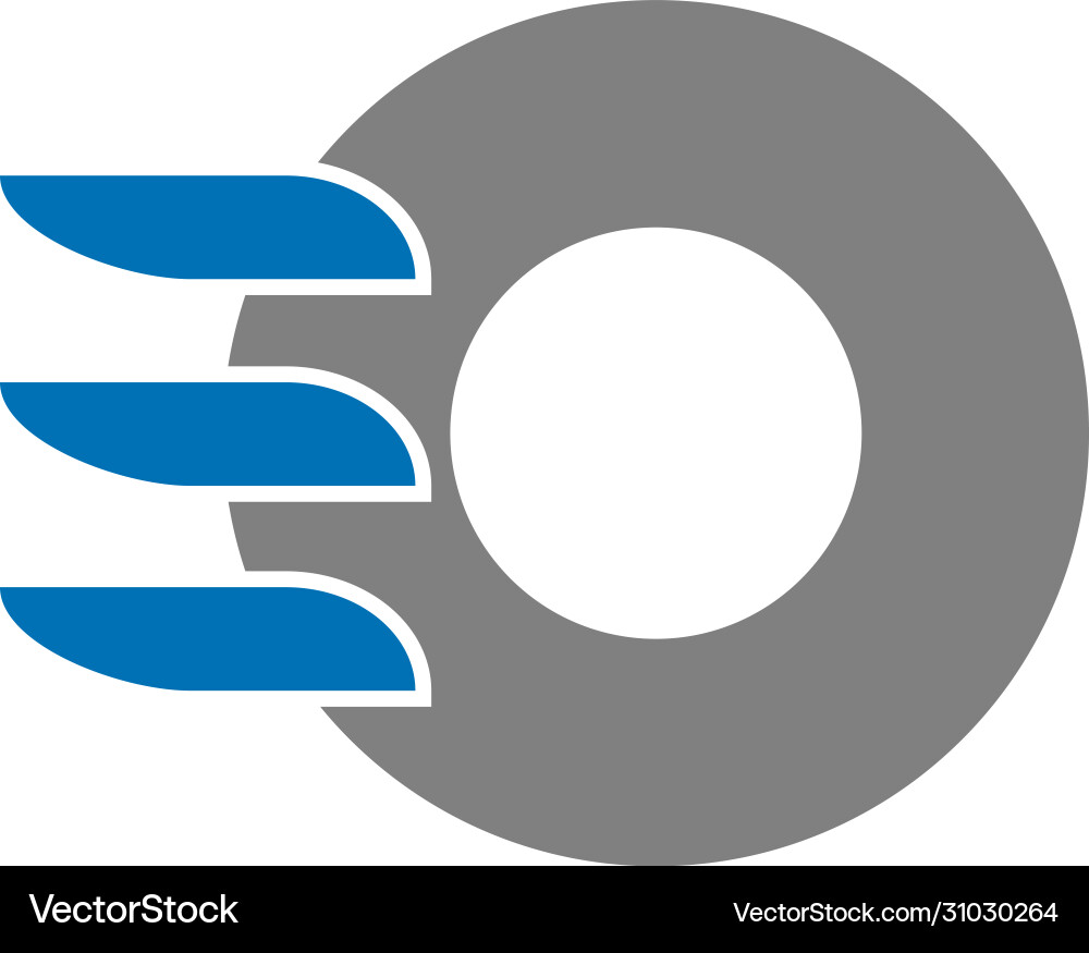 Letter eo logo icon template Royalty Free Vector Image