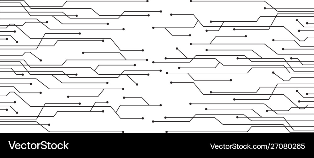 Circuit design symbol technology Royalty Free Vector Image