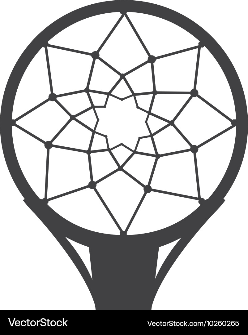 Hoop net basketball Royalty Free Vector Image - VectorStock