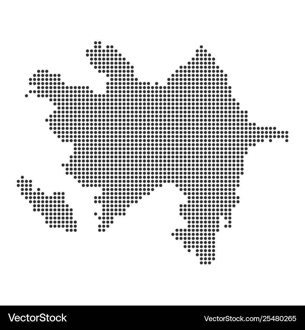 Map with dot Royalty Free Vector Image - VectorStock