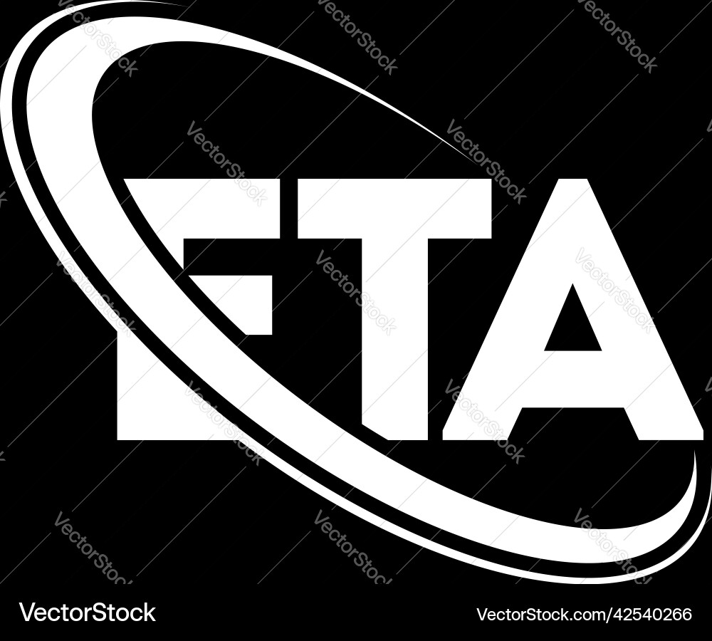 Eta logo letter design – Royalty-Free Vector | VectorStock