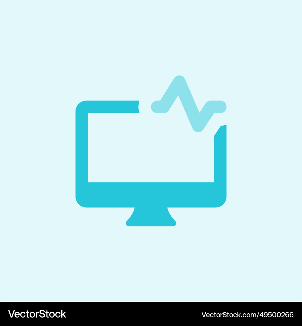 Examining computer data to extract information Vector Image