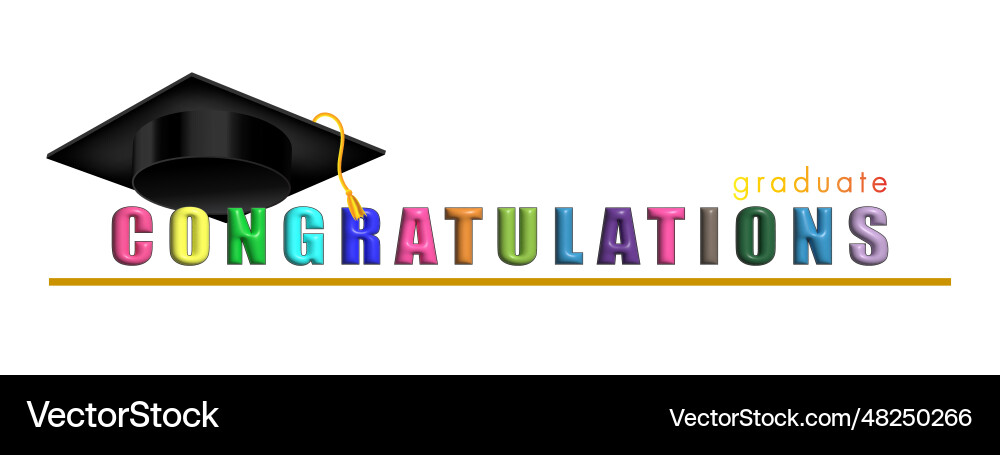 Graduation cap logo Royalty Free Vector Image - VectorStock