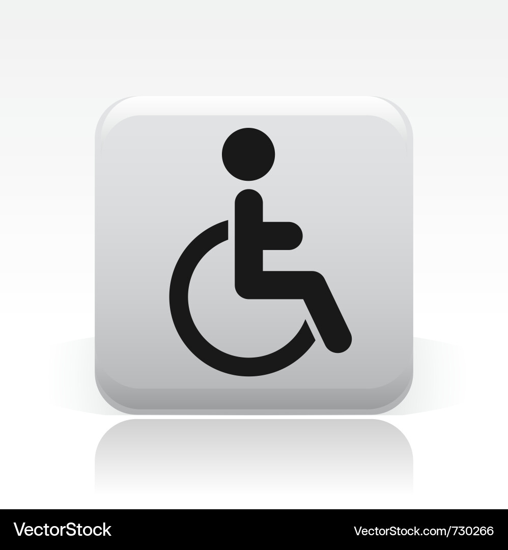 Handicap icon Royalty Free Vector Image - VectorStock