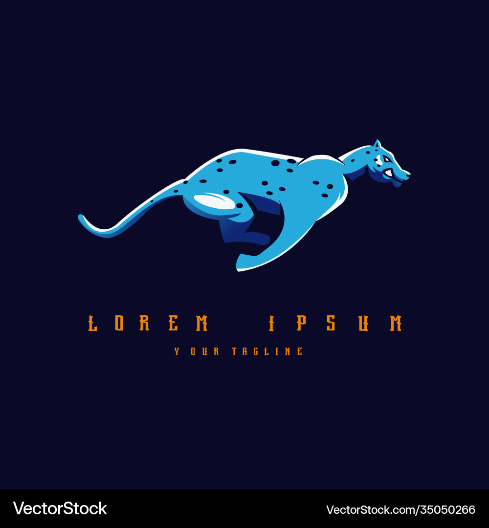 Leopard logo Royalty Free Vector Image - VectorStock