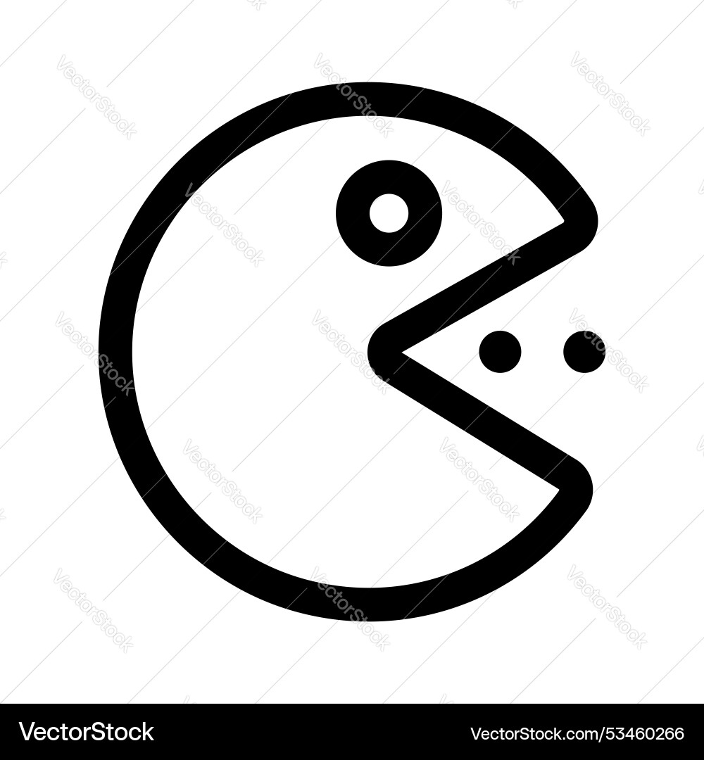 Pacman Royalty Free Vector Image - VectorStock
