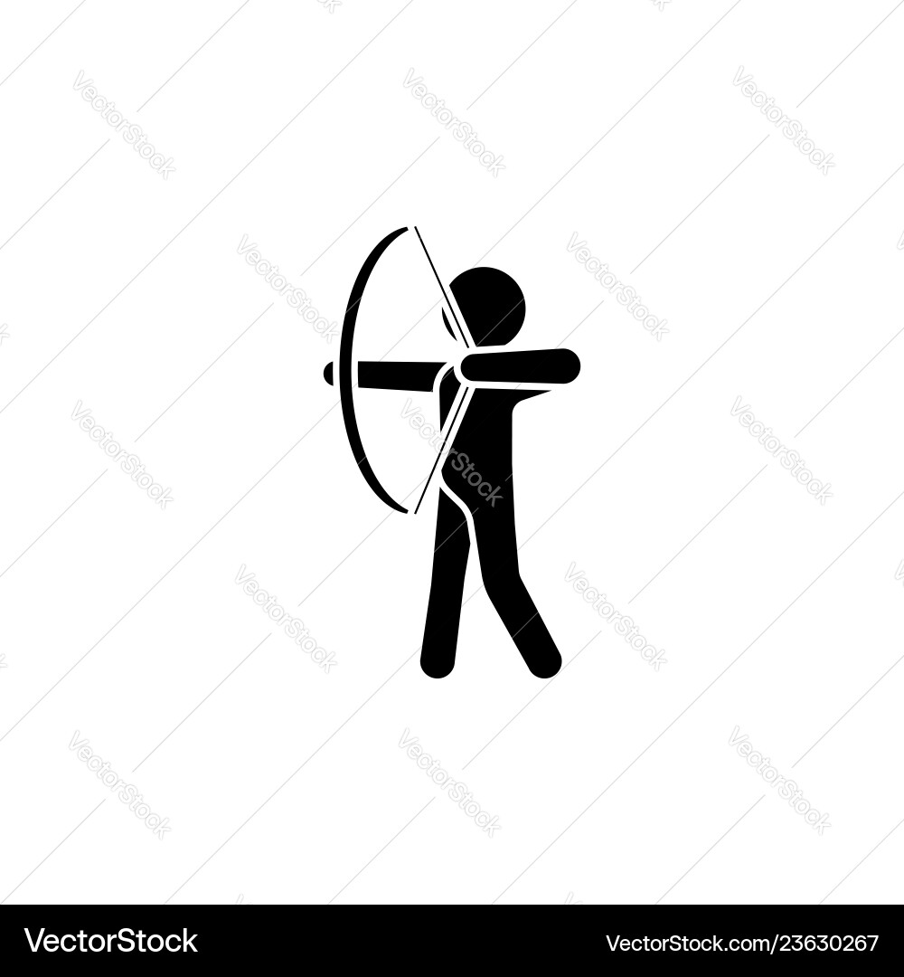 Archer icon Royalty Free Vector Image - VectorStock