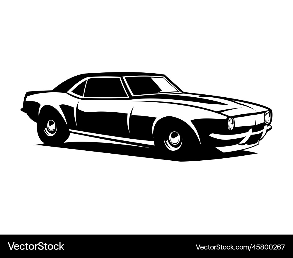 Chevrolet muscle car logo Royalty Free Vector Image