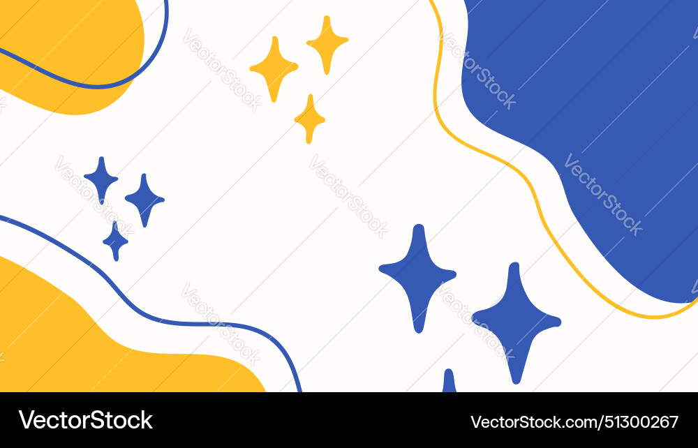 Seamless pattern background with abstract shapes Vector Image