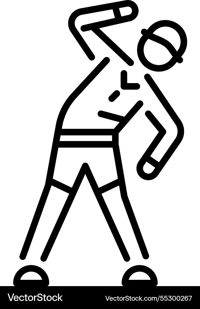 Stretching Royalty Free Vector Image - VectorStock